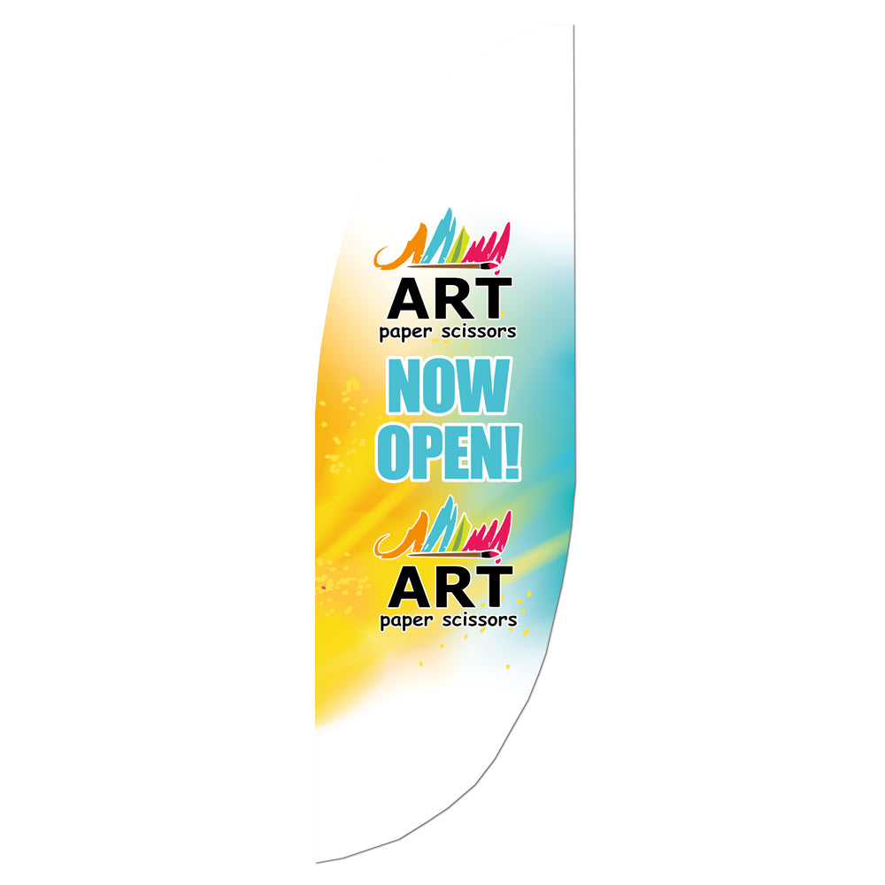 APS Now Open Feather Flag | Get Students