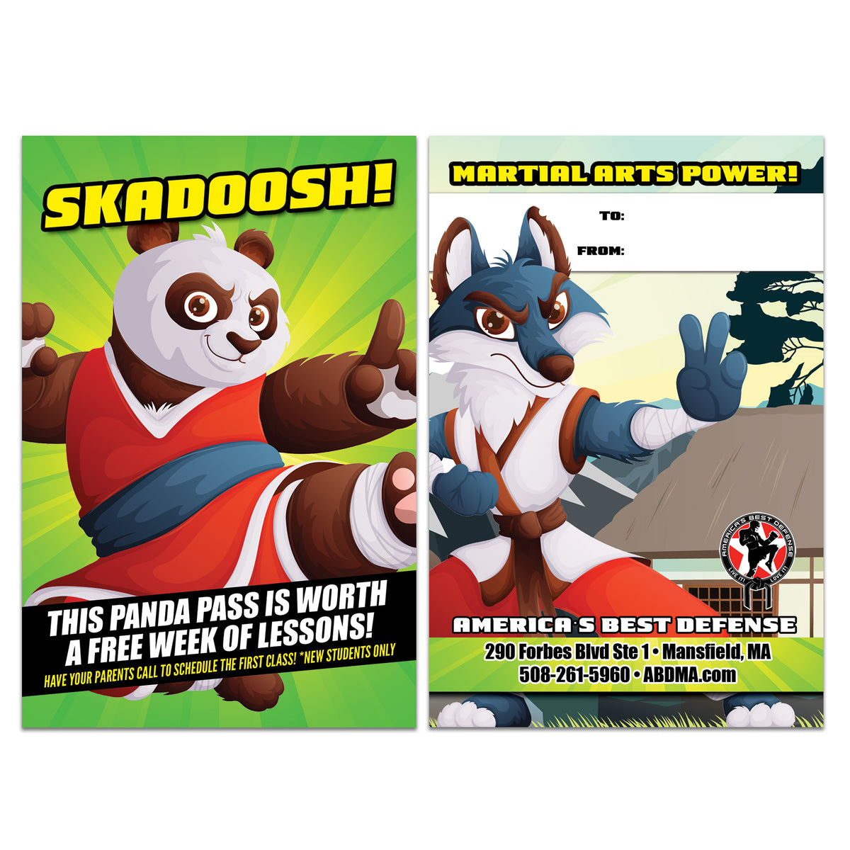 Panda Buddy Pass Ad Card | Get Students
