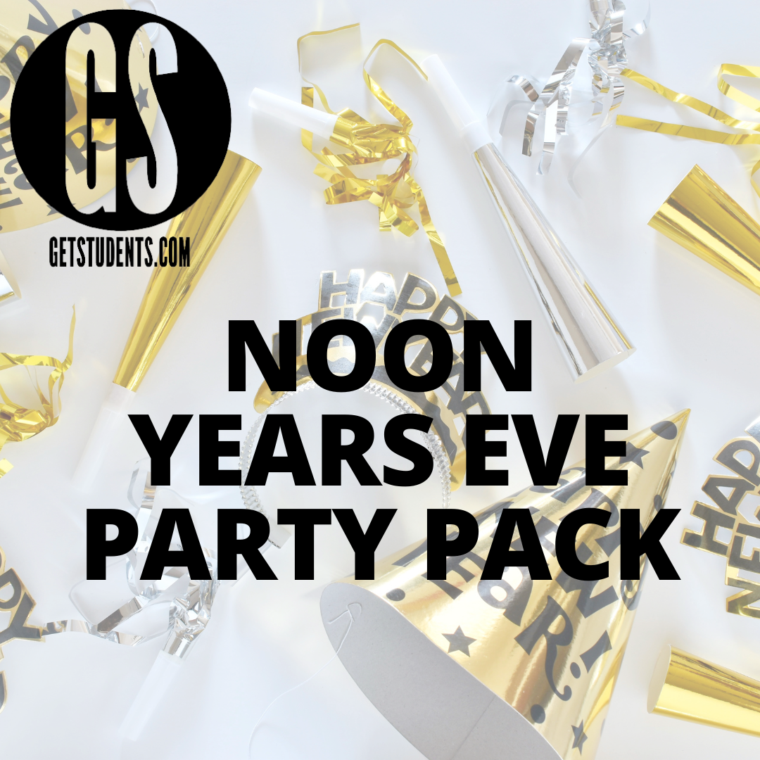Noon Years Eve Party Pack | Get Students
