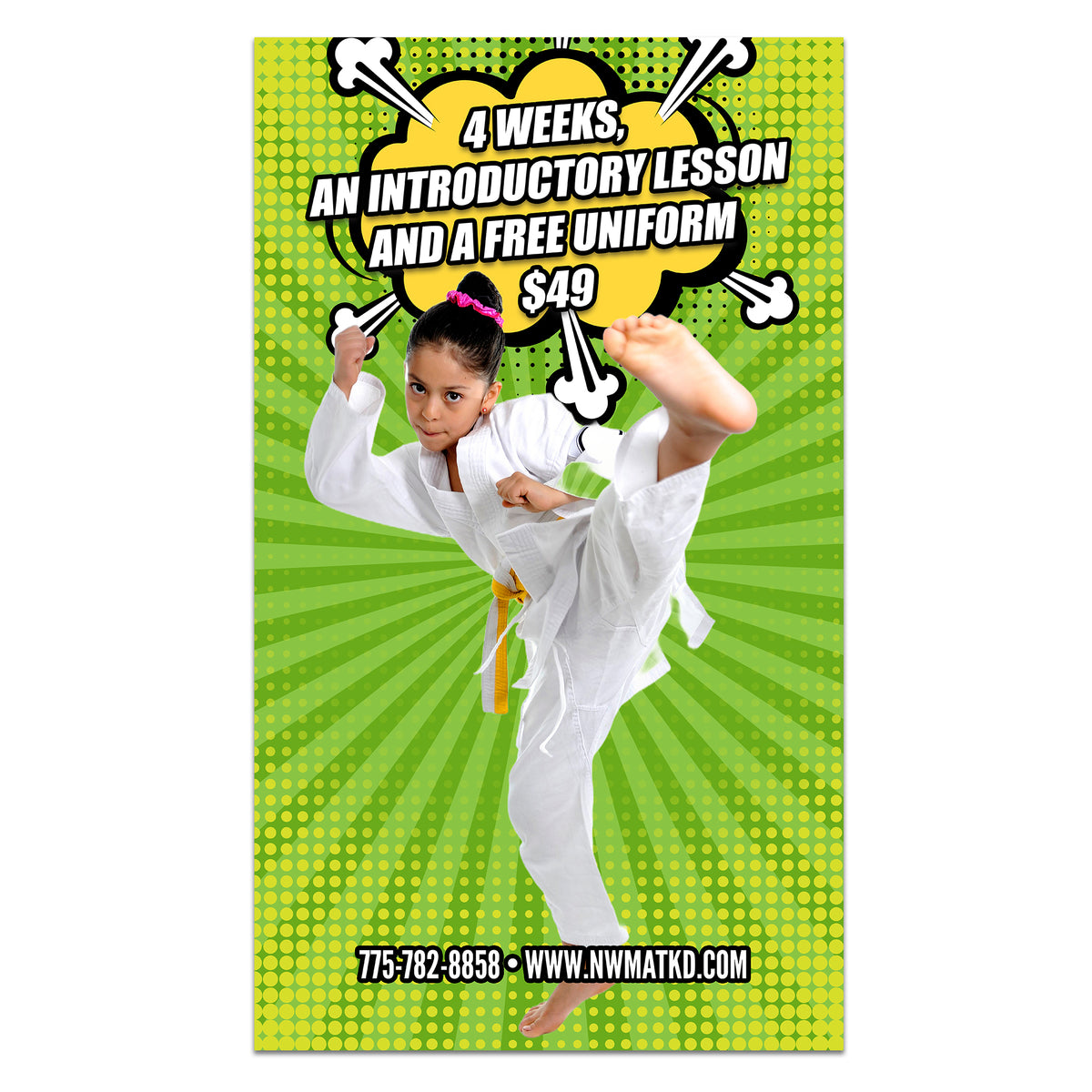Martial Arts Special Window Cling | Get Students