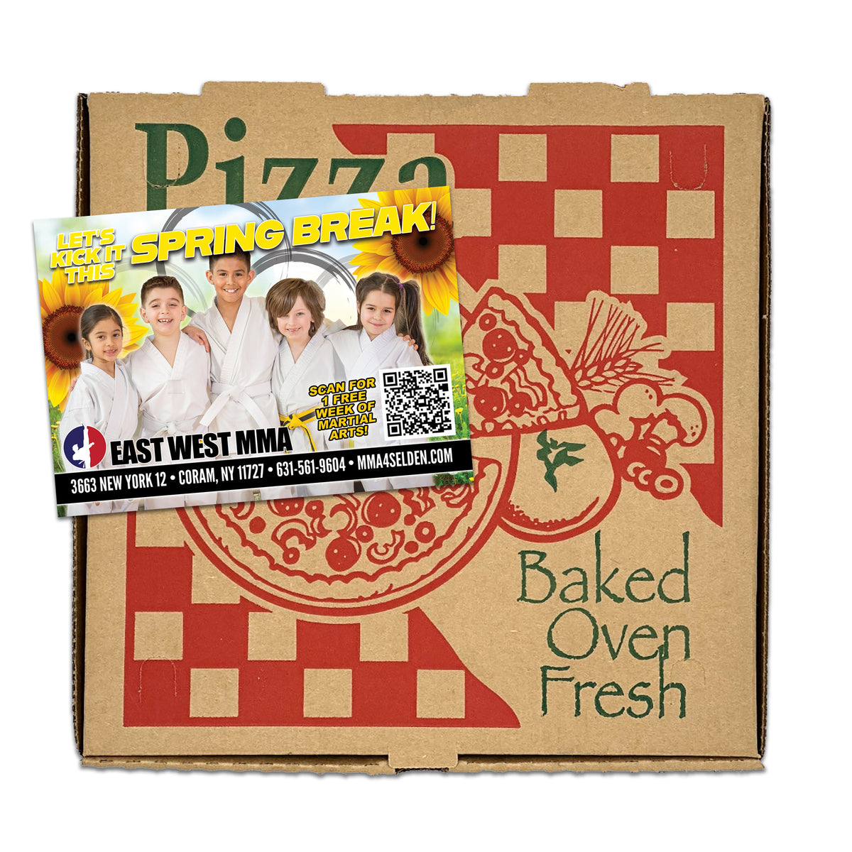 Spring Break Pizza Box Toppers | Get Students