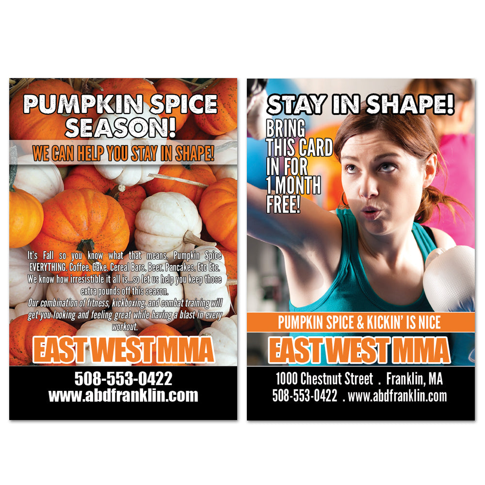 Pumpkin Spice AD Card | Get Students