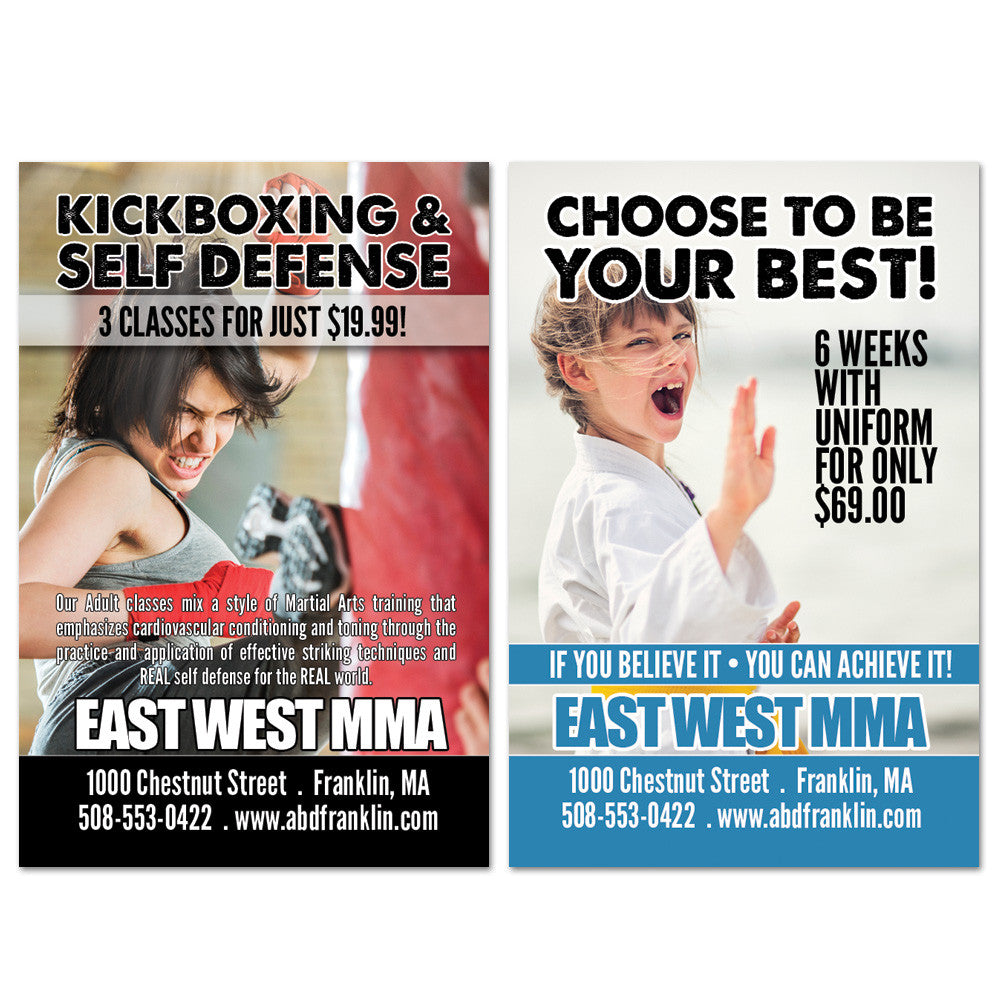Kickboxing & Inspiration AD Card | Get Students