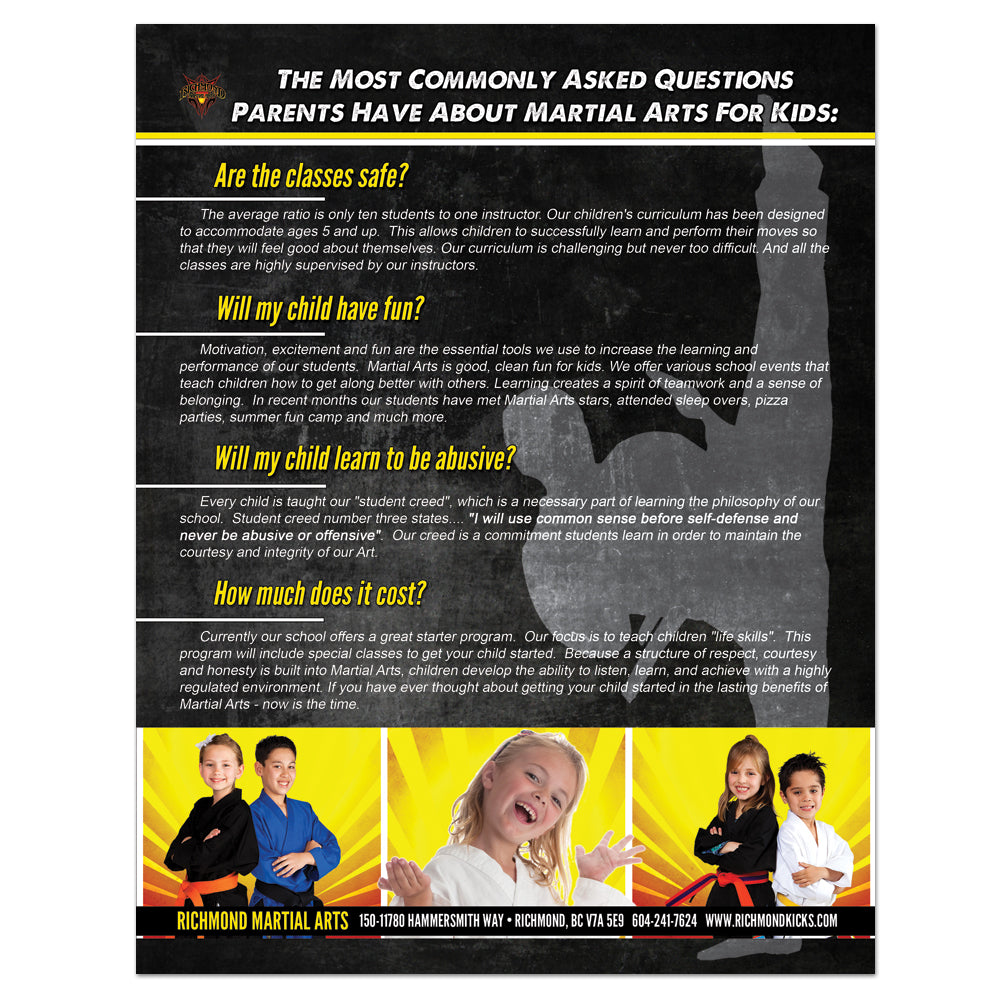 Frequently Asked Questions Flyer | Get Students