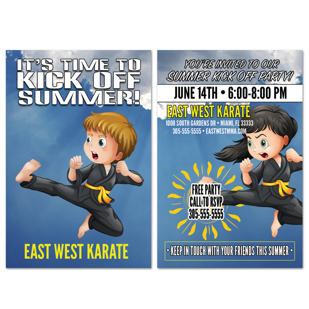 Kick Off Summer Party Invite | Get Students