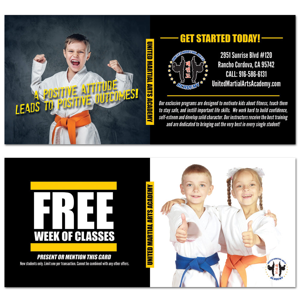 Positive Attitude Rack Card | Get Students