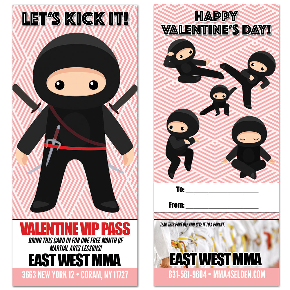 Valentine Tear Off Card 03 | Get Students