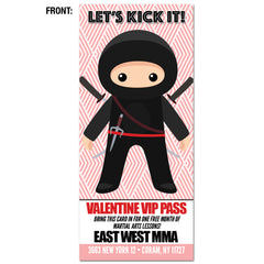 Valentine Tear Off Card 03 | Get Students