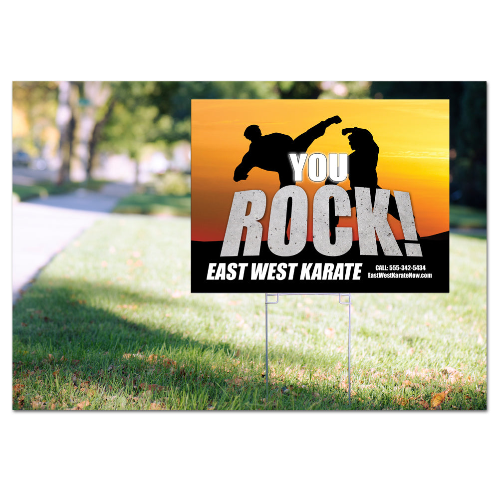 You Rock! Yard Signs - Pack of 50 or 100 | Get Students